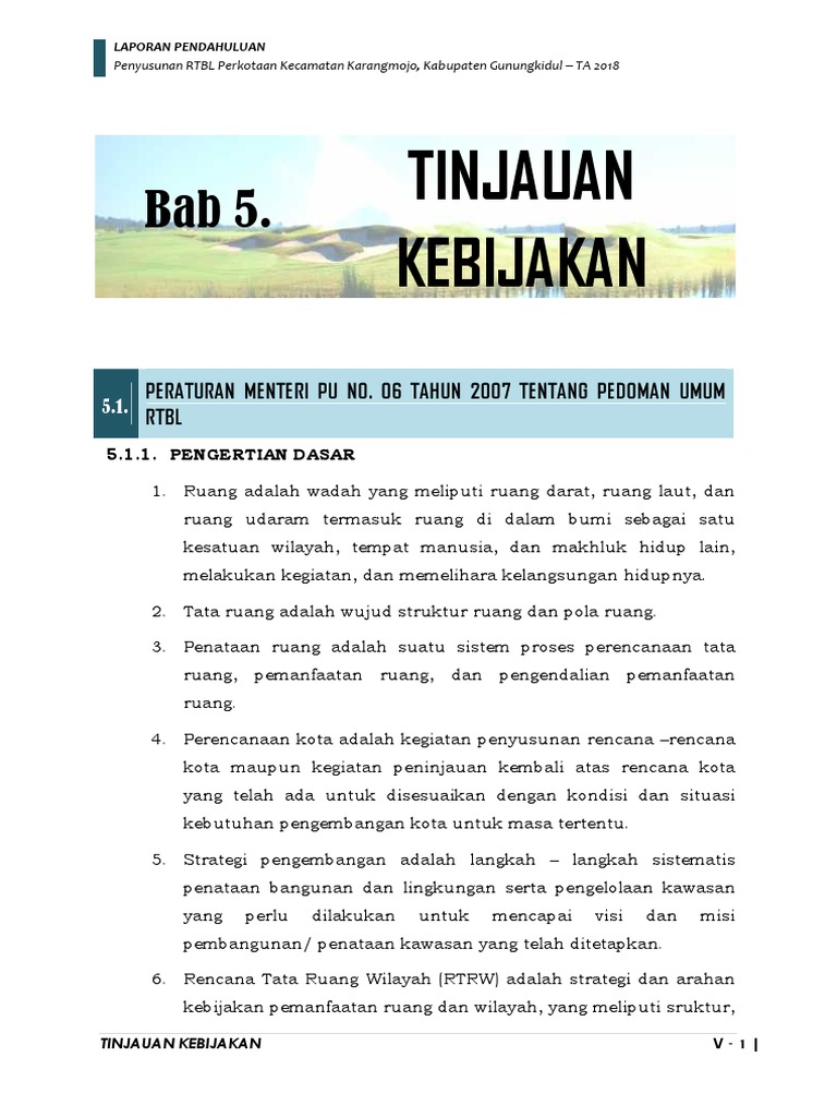 Bab V Tinjauan Kebijakan | PDF | Komputer | Teknologi & Rekayasa