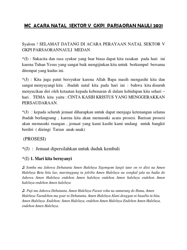 Naskah MC | PDF
