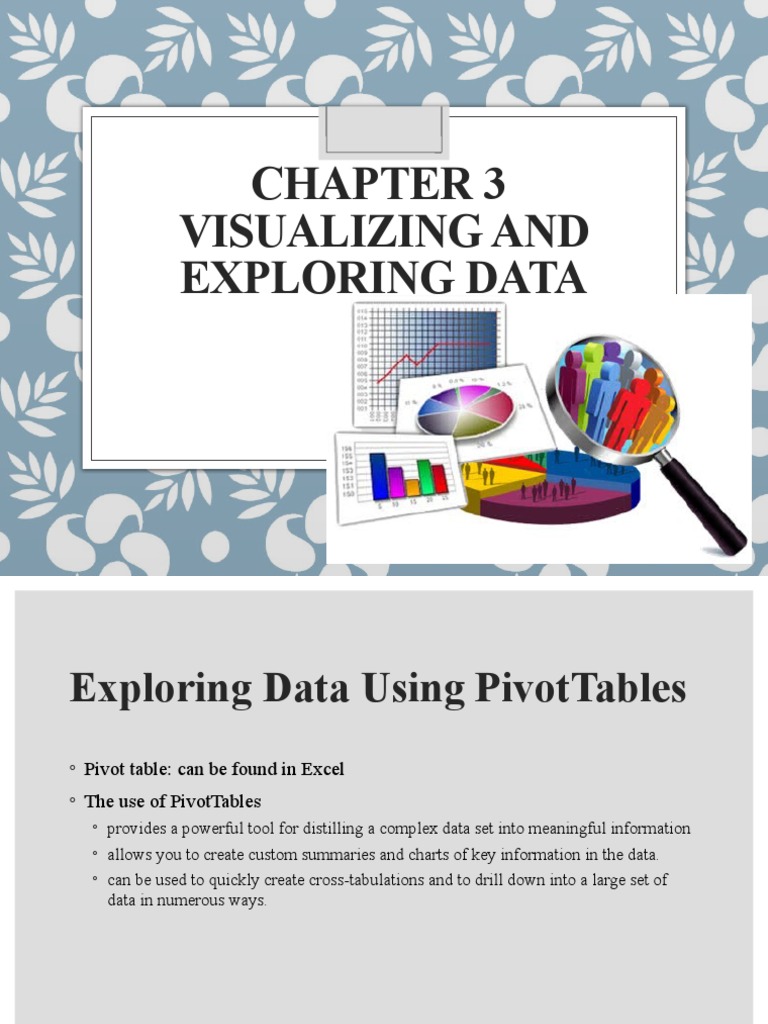 Chapter 3 Pivot Table | PDF | Information Technology | Information Science
