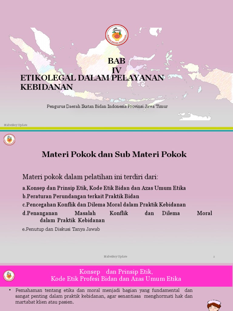 Bab Iv Mu Etikolegal Dalam Pelayanan Kebidanan Pdf 