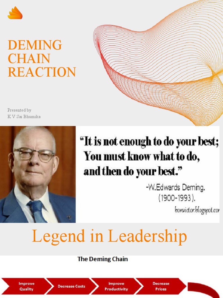 Deming Chain Reaction | PDF