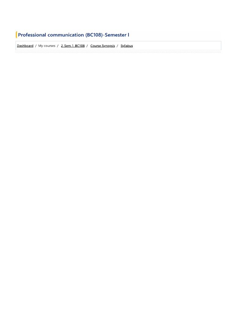 Proffesional Communication | PDF