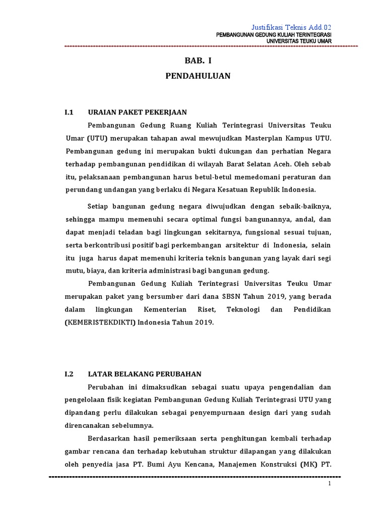 Justifikasi Teknik UTU ADD02 | PDF