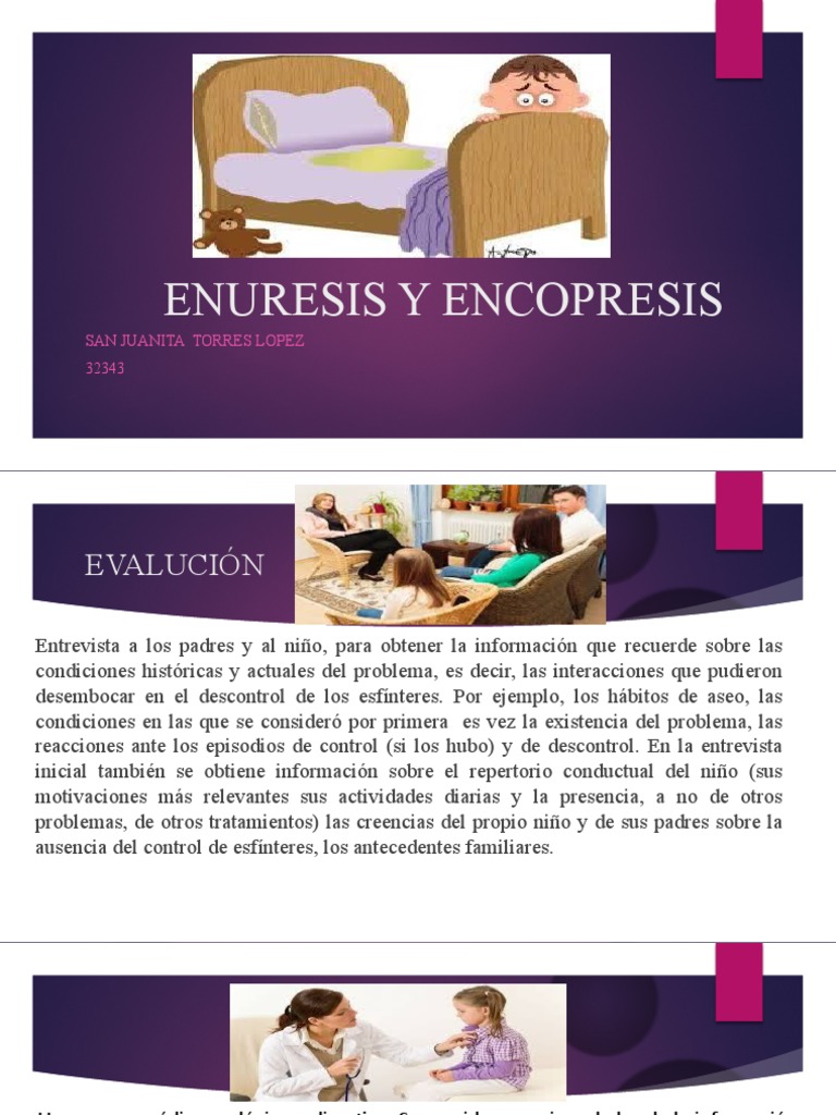 Enuresis y Encopresis | PDF
