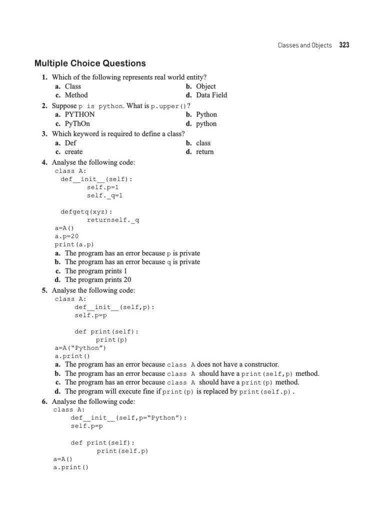 Unit 5 Classes And Objects Pdf