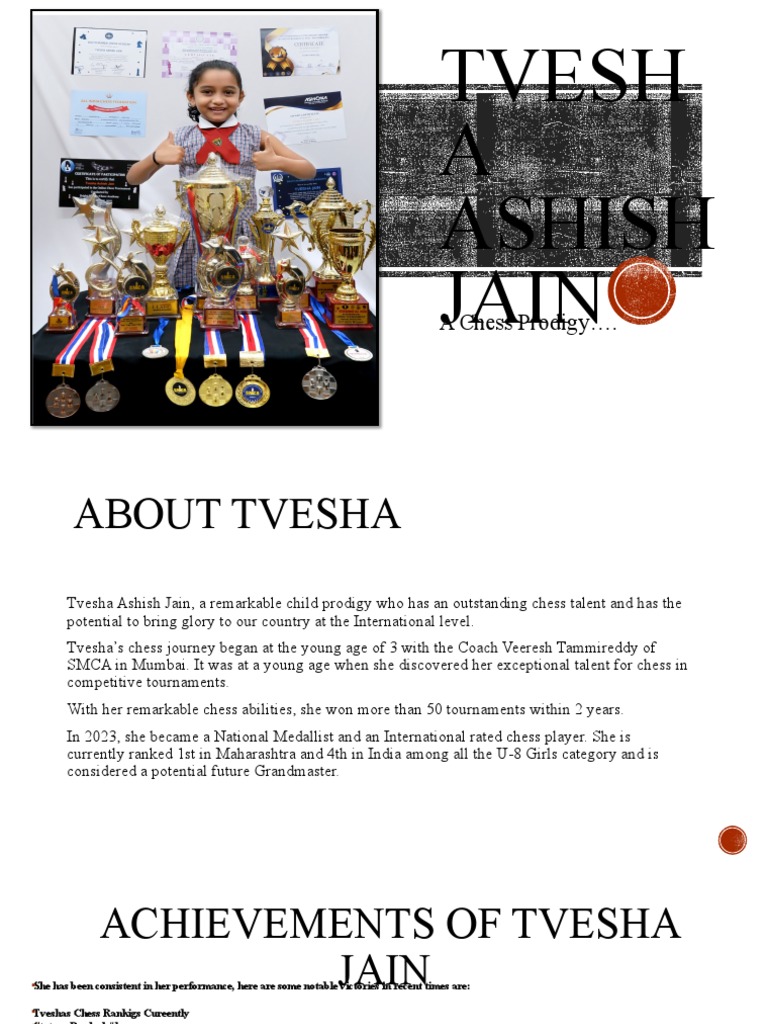 Tvesha Jain: Rising Chess Prodigy | PDF