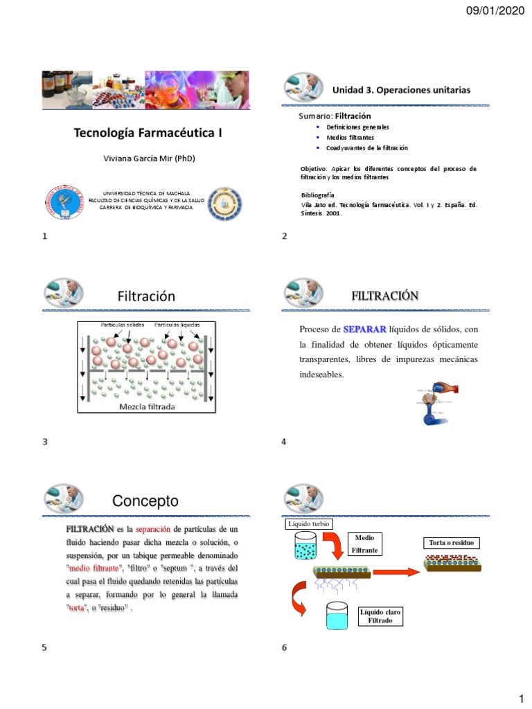 Conceptos y tipos de filtración líquida | PDF | Filtración | Ósmosis