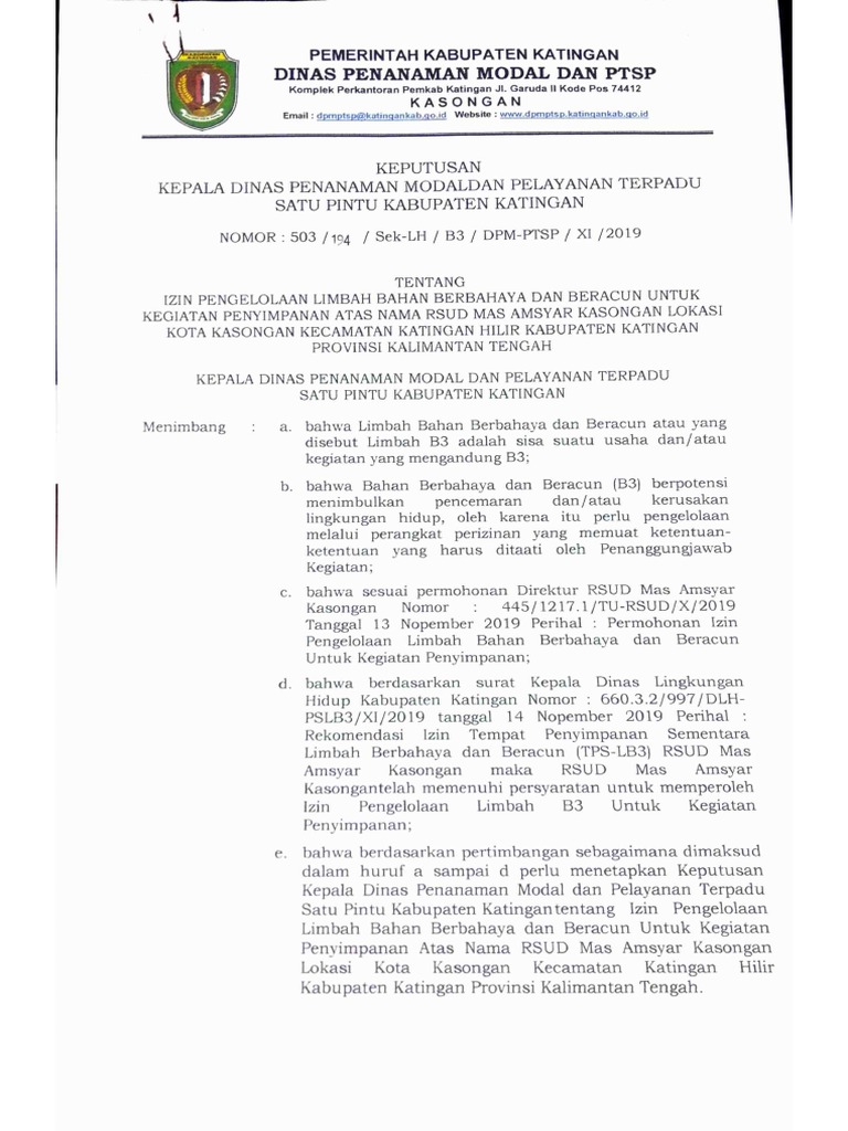 B.izin TPS LB3 | PDF