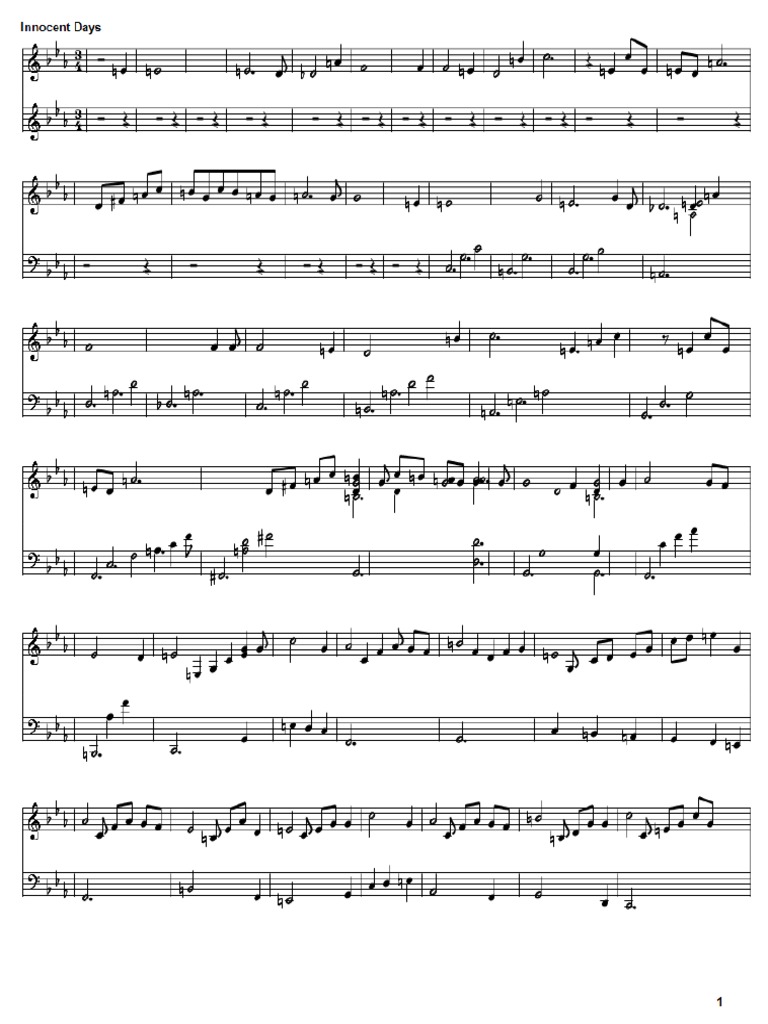 Innocent Days | PDF