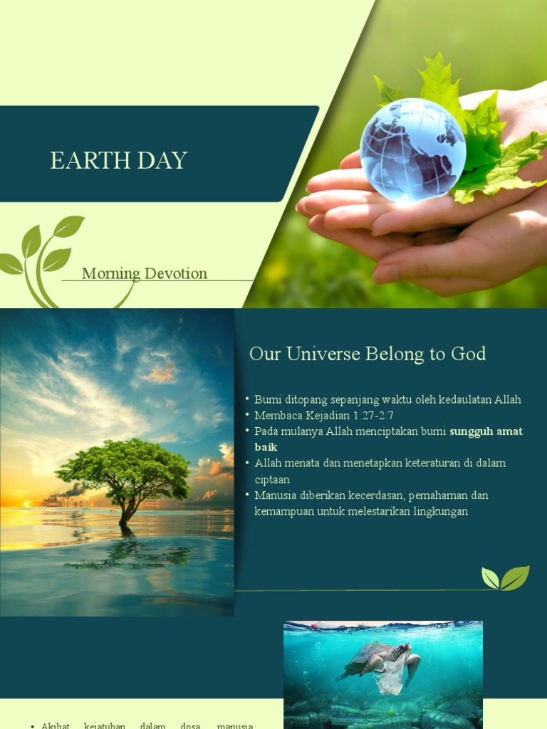 Bahan Devosi - Earth Day | PDF