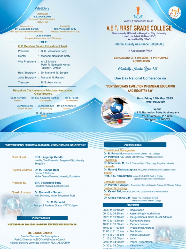 VET FGC National Conference Invitation | PDF