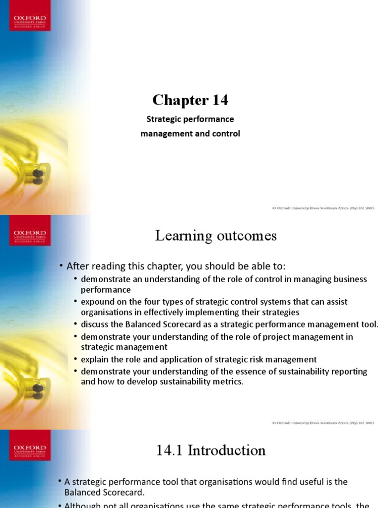 Strategic Management 3e - Chapter 14 | PDF | Risk | Risk Management