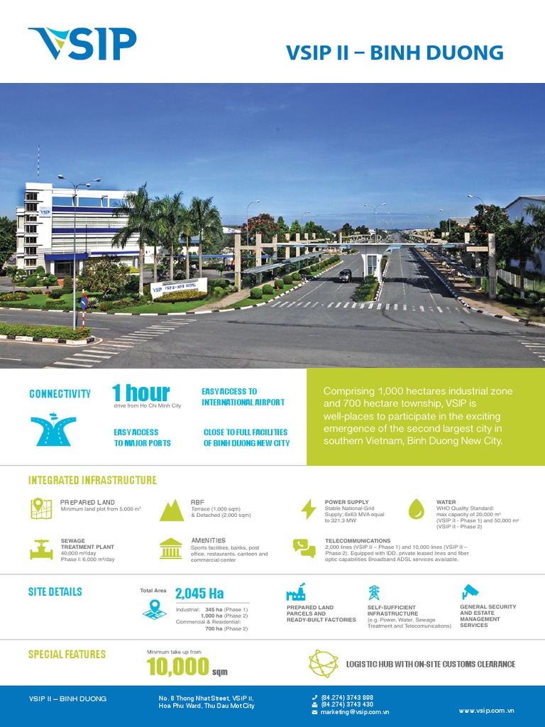 BD-KCN VSIP 2 | PDF | Ho Chi Minh City | Economies