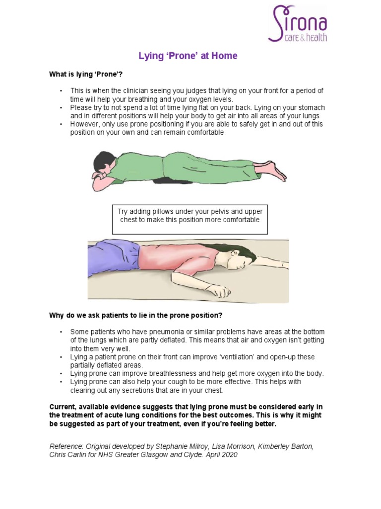 Lying-Prone-Patient-Leaflet | PDF