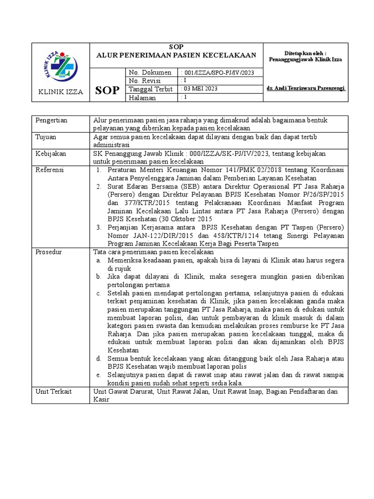 Format Sop | PDF