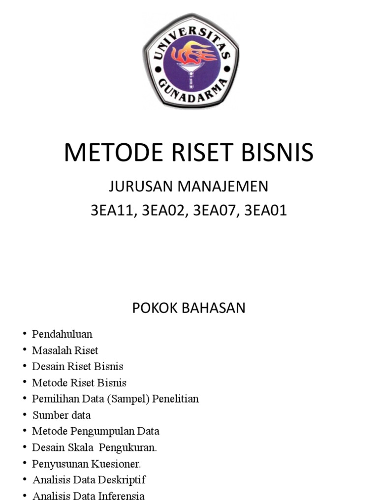 Metode Riset | PDF | Karier & Perkembangan | Bisnis