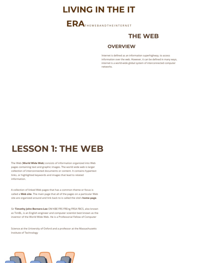 Module 3 - The Web and The Internet | PDF | Internet | World Wide Web
