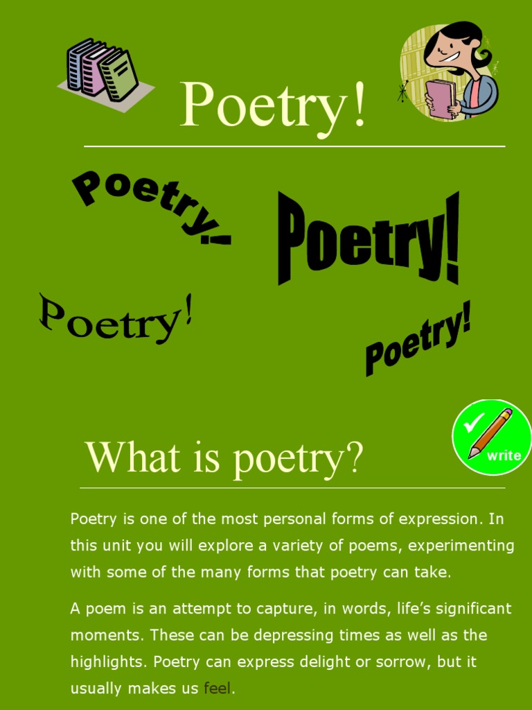 Part 1 What Is Poetry | PDF | Language Arts & Discipline | Poetry