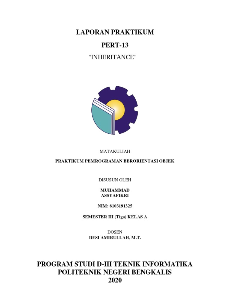 Muhammad Assyafikri - PBO - Pert-13 | PDF