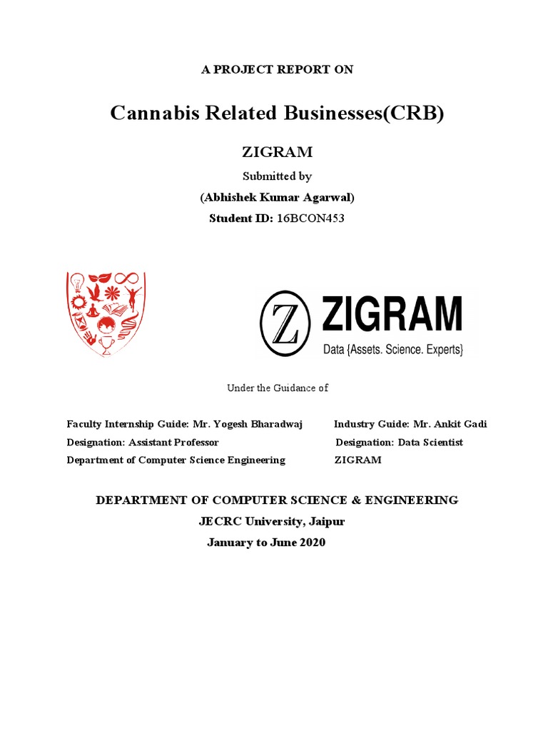 8th Semester Report CRB ZIGRAM | PDF | Microsoft Sql Server | Cloud Computing