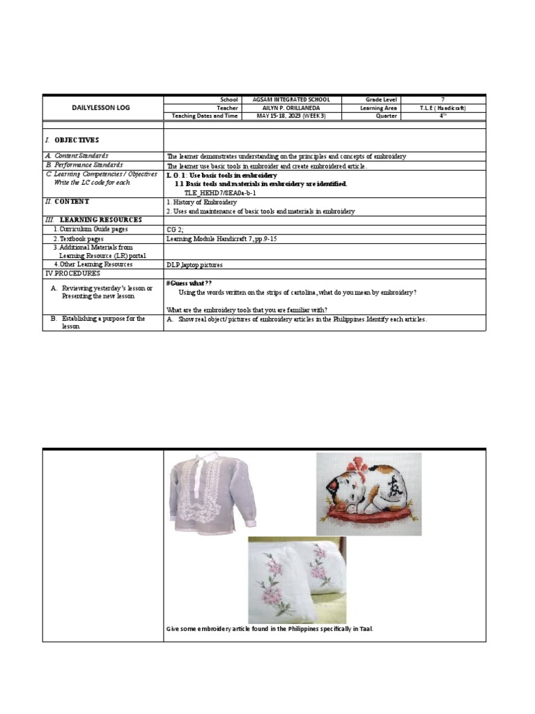 DLL Week 3 | PDF | Learning | Teaching