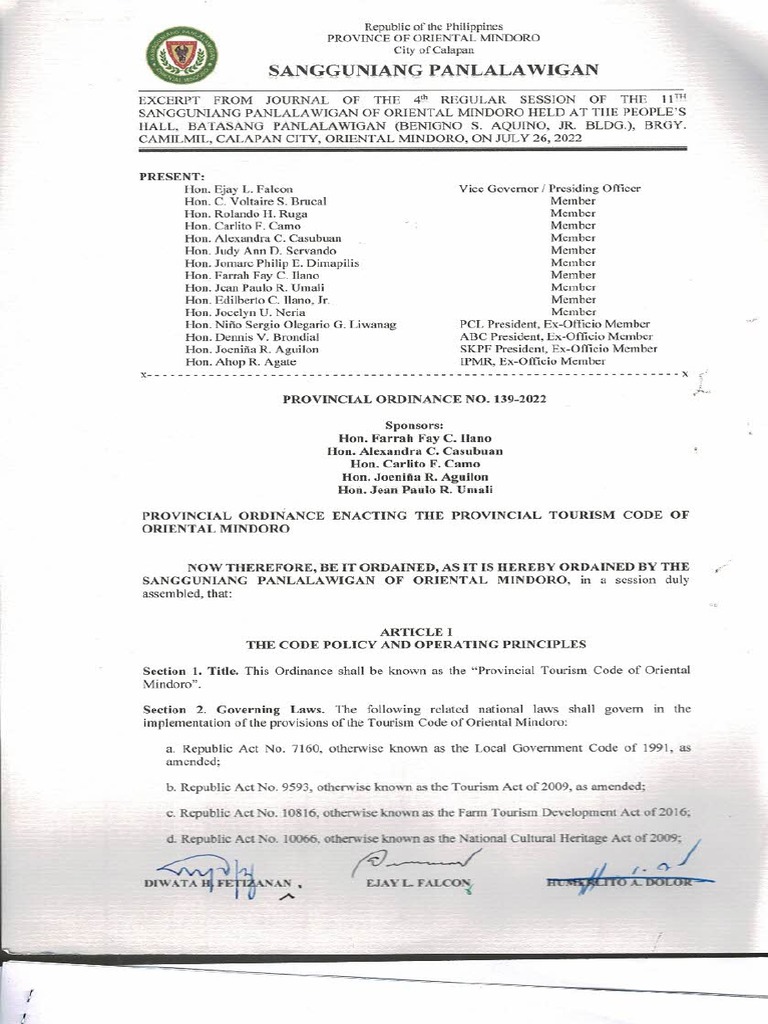 Approved Ordinance 833 | PDF