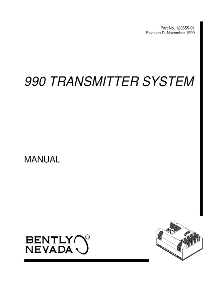 990 Transmitter System 123655-01 Rev D | PDF