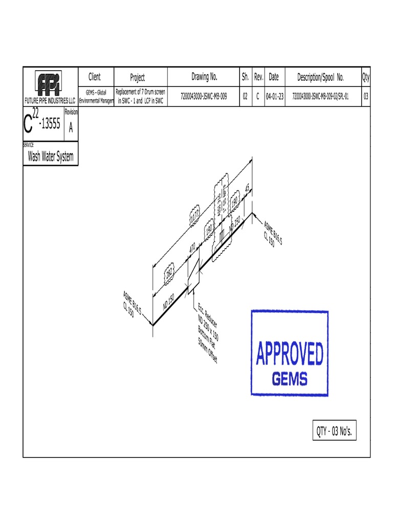 Pipe Iso DWG | PDF