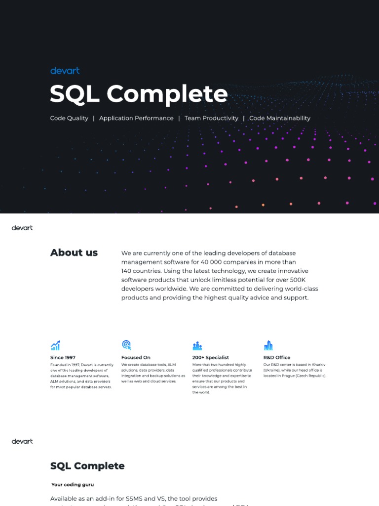Dbforge SQL Complete | PDF | Sql | Databases