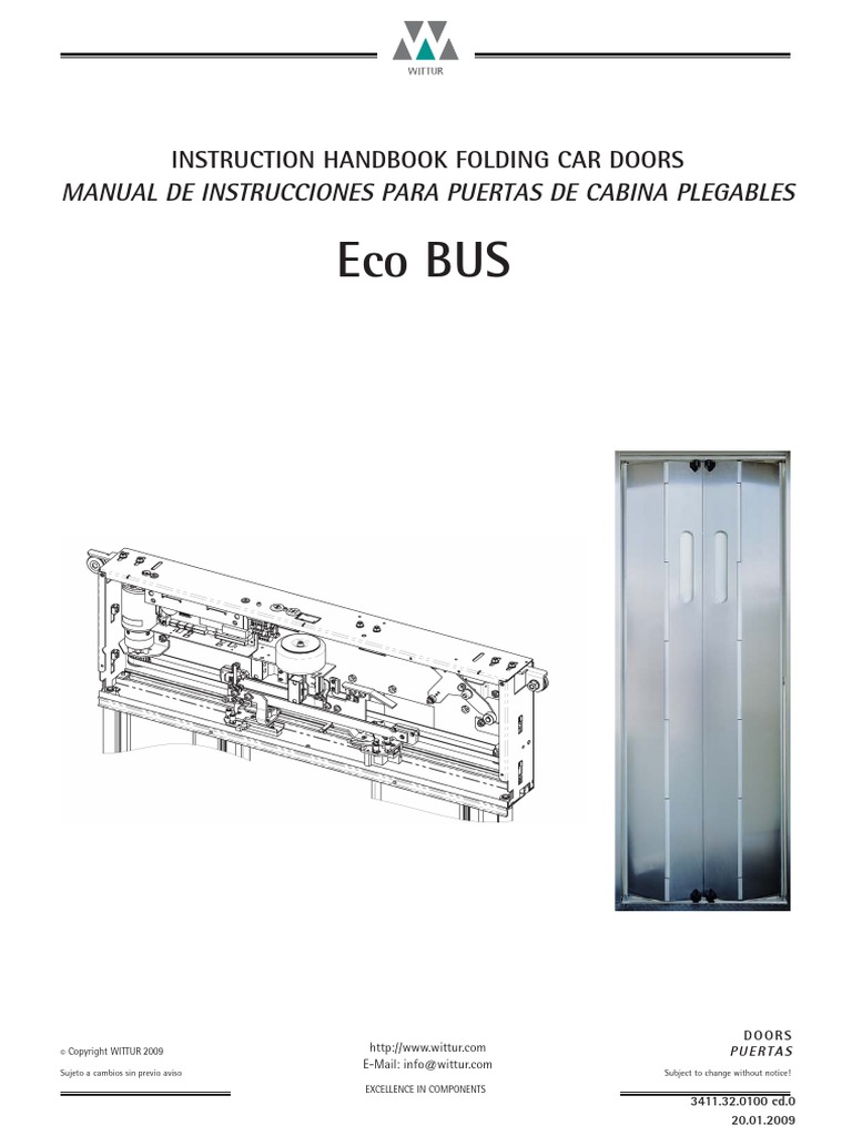 Wittur Eco Plus Drive - Manual | PDF | Elevator | Electrical Connector