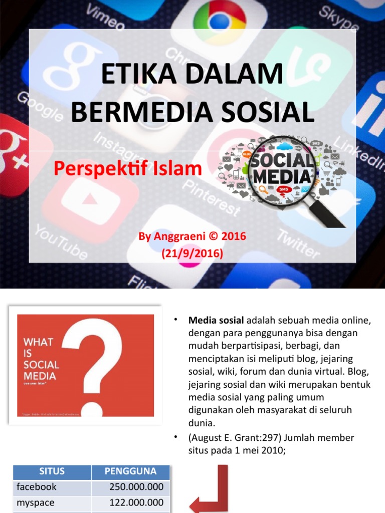 Etika Dalam Bermedia Sosial | PDF