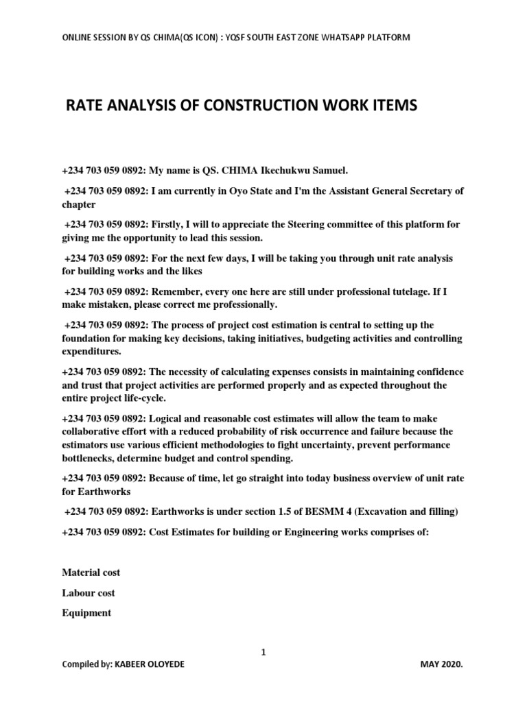 Rate Build Up Lecture. | Download Free PDF | Taxes | Value Added Tax