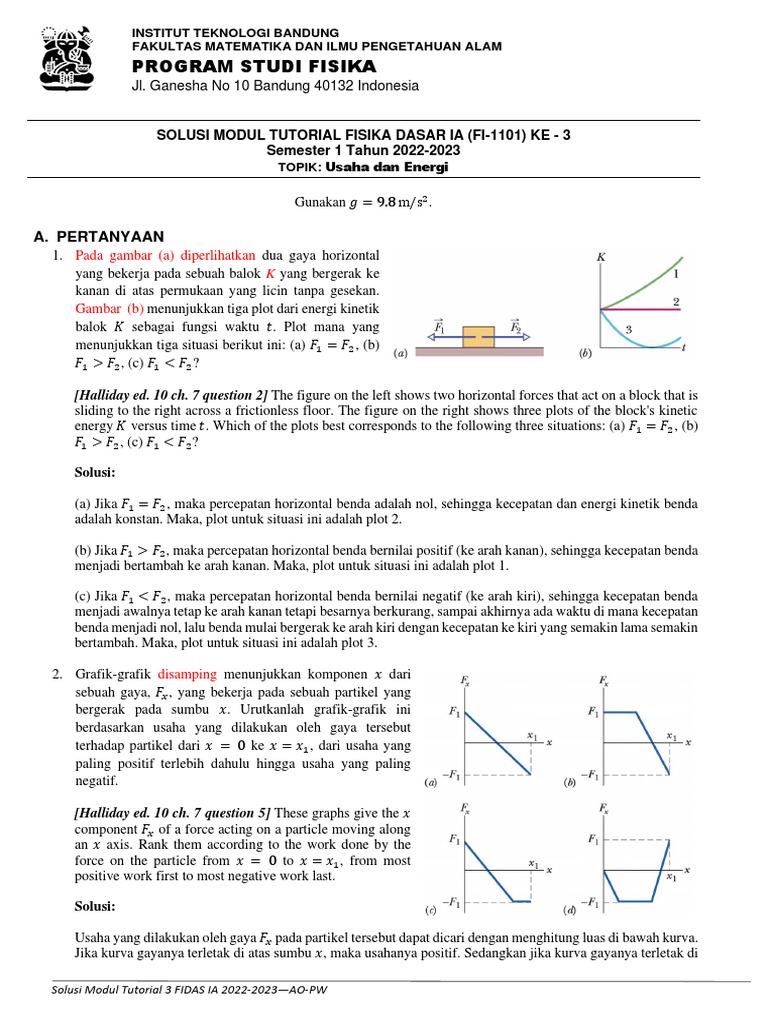 TUTORIAL Modul 3 Fidas IA - 2022 2023 Revisi | PDF