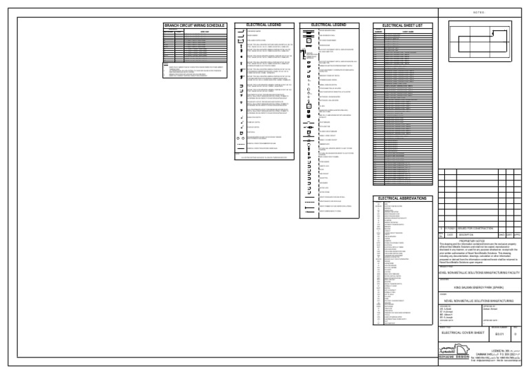E0.01-ELECTRICAL-COVER-SHEET-Rev.0 | PDF | Electrical Wiring | Ac Power ...