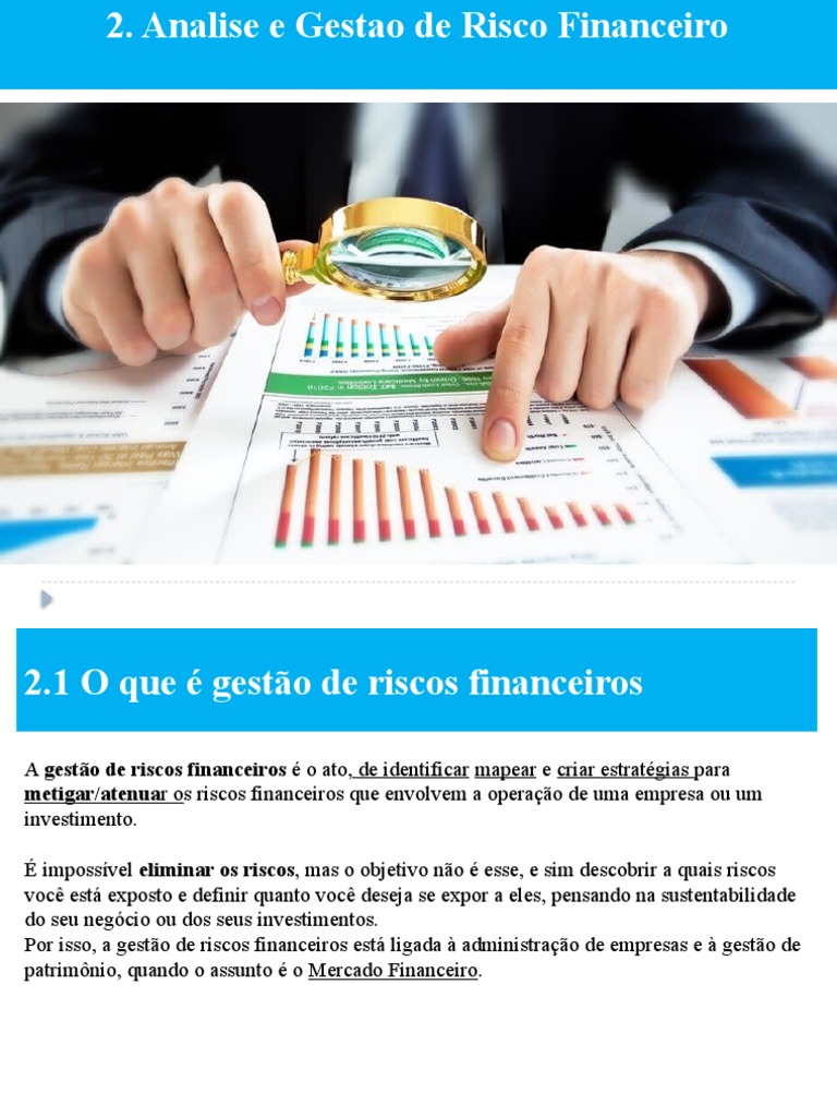 Aula 2 Gestao de Riscos Financeiros - 3 Marco 2022 | PDF | Avaliação de ...