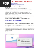 Hướng dẫn cài đặt SPSS 26 mới nhất | PDF