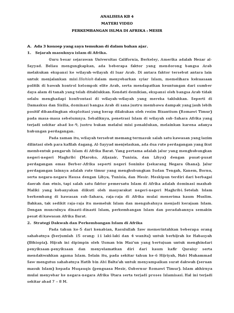 Analisa KB 4 Modul 6 | PDF