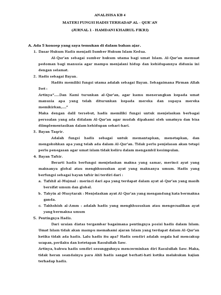 Analisa KB 4 Modul 5 | PDF