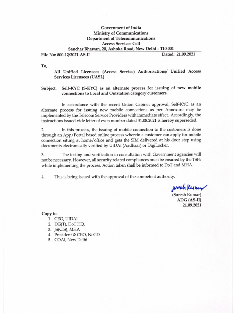 Self KYC Process | PDF | Authentication | Mobile Phones