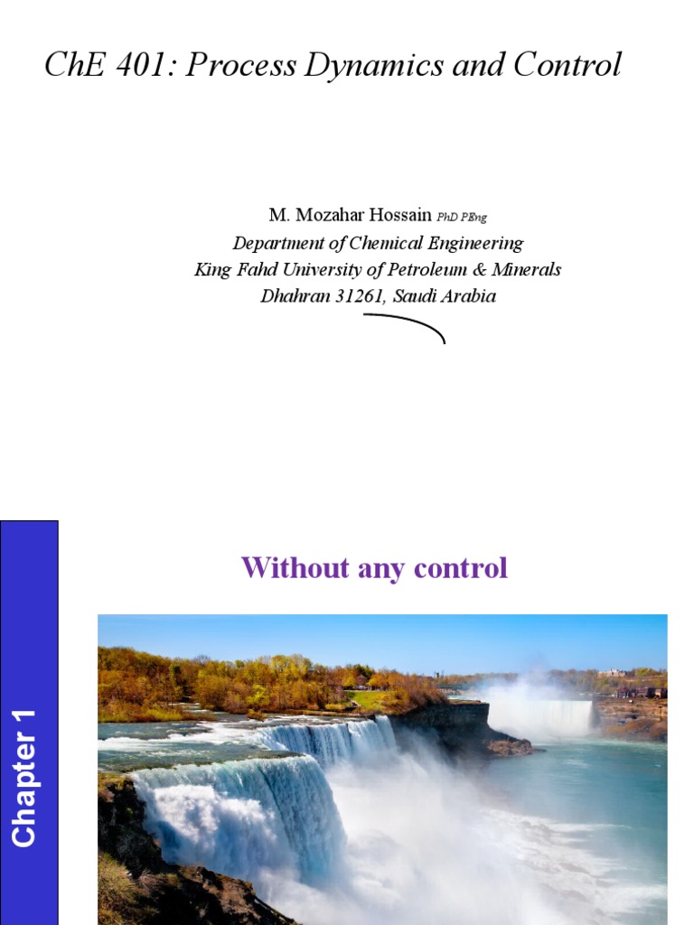 Process Dynamics and Control Chapter - 1 | PDF