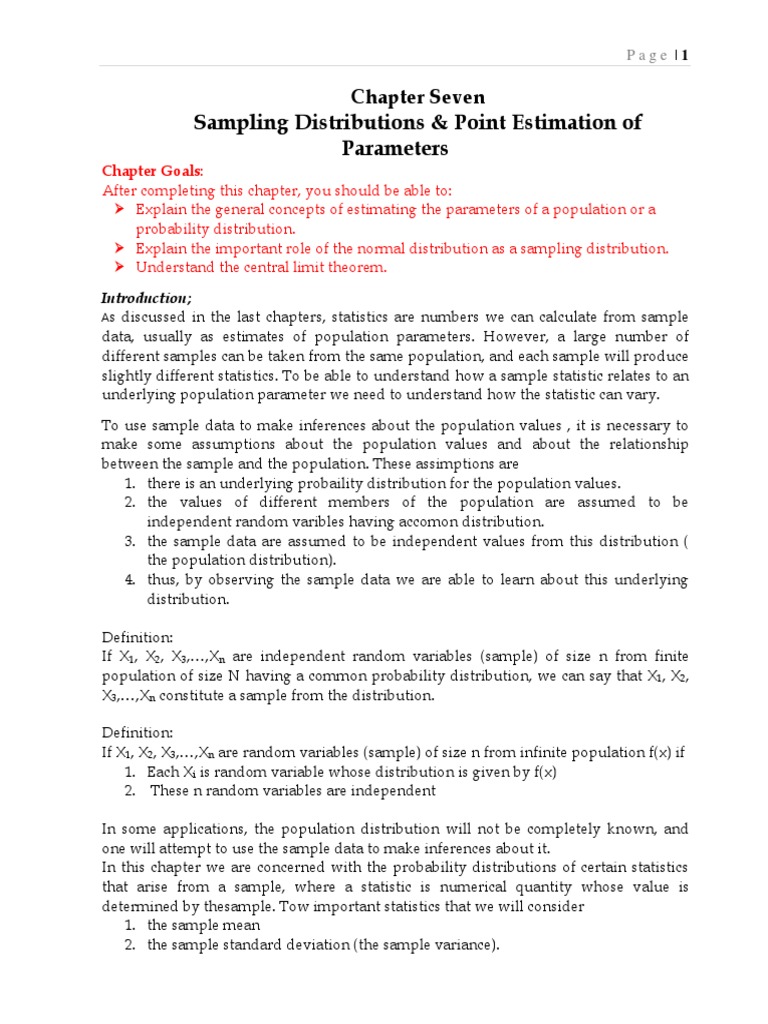 Applied Statistics and Probability For Engineers Chapter - 7 | PDF ...