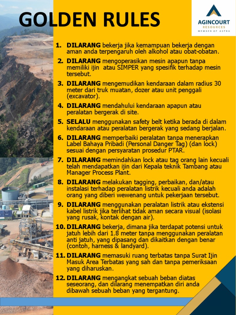 Golden Rules Poster | PDF