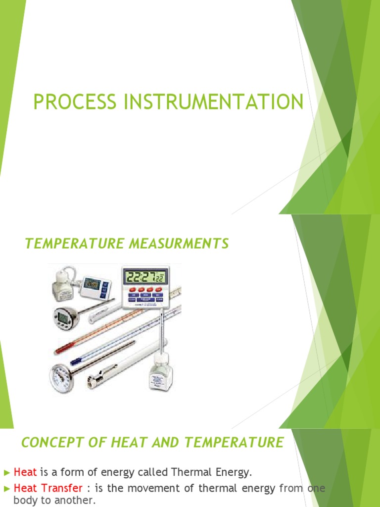 Process Instrumentation of Temperature | PDF | Thermocouple | Fahrenheit