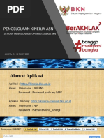 Panduan Penyusunan SKP Format 2022 Pada Si-BTM PDF | PDF