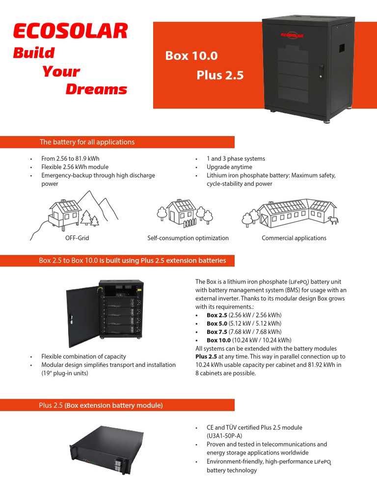 EcoSolar_Box_Professional_10.0_Datasheet_EN | PDF