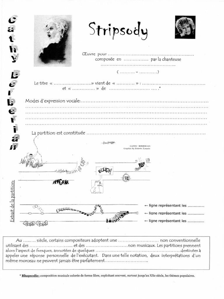 Fiche STRIPSODY à Compléter | PDF