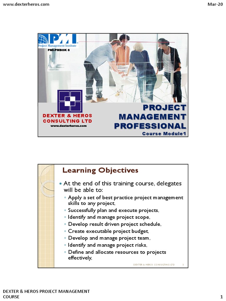PMP MODULE 001 - Key Concepts & Project Initiations - D | PDF | Project ...