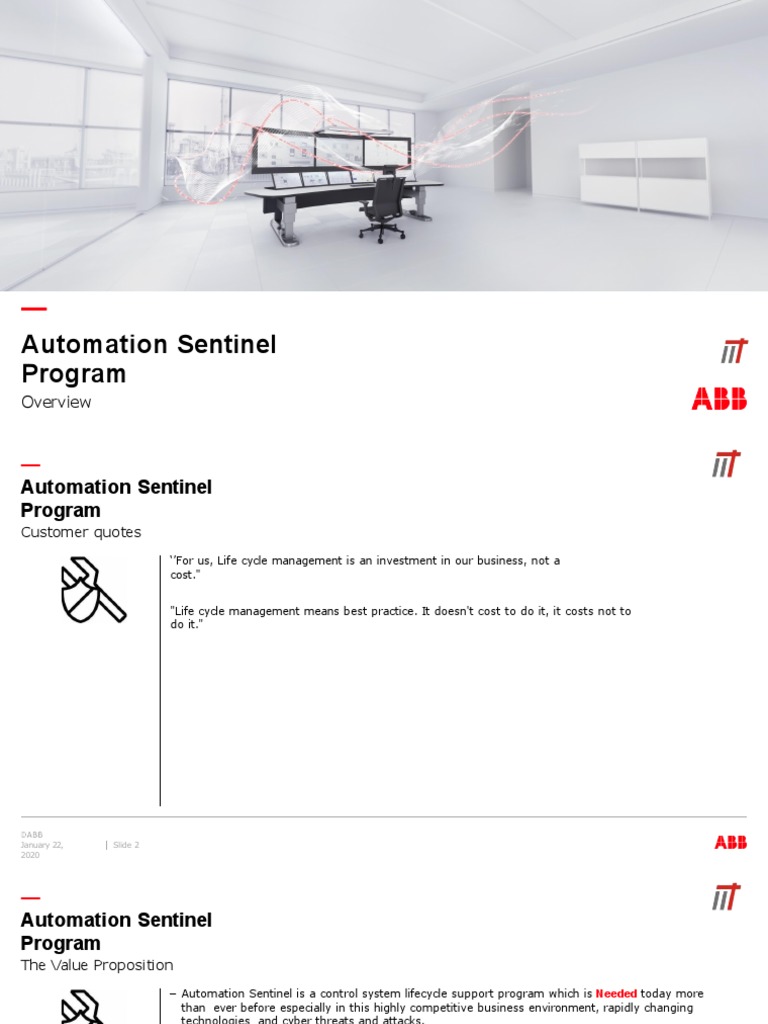 Automation - Sentinel - Program - Overview - Customer Presentation ...