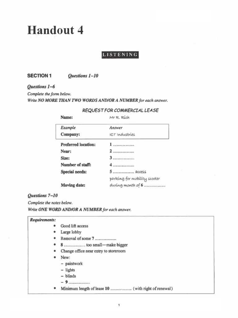 IELTS Simulation Tests 4 | PDF