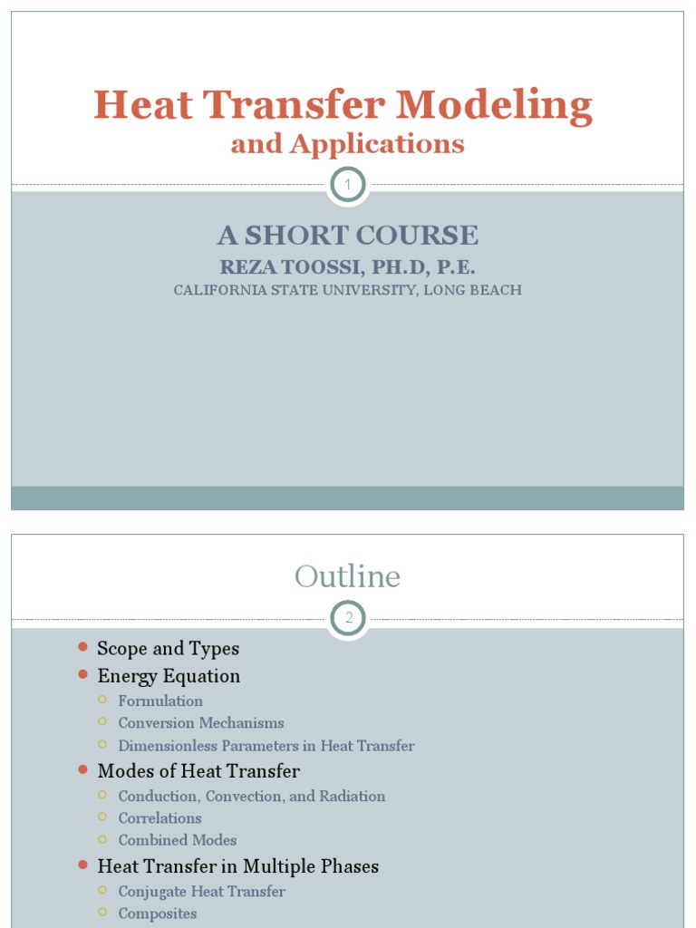 Heat Transfer Modeling: and Applications | PDF | Heat Transfer | Fluid ...